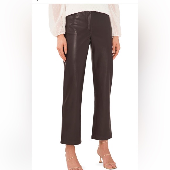 Halogen | Pants & Jumpsuits | Halogen Faux Leather Pants Espresso Color ...
